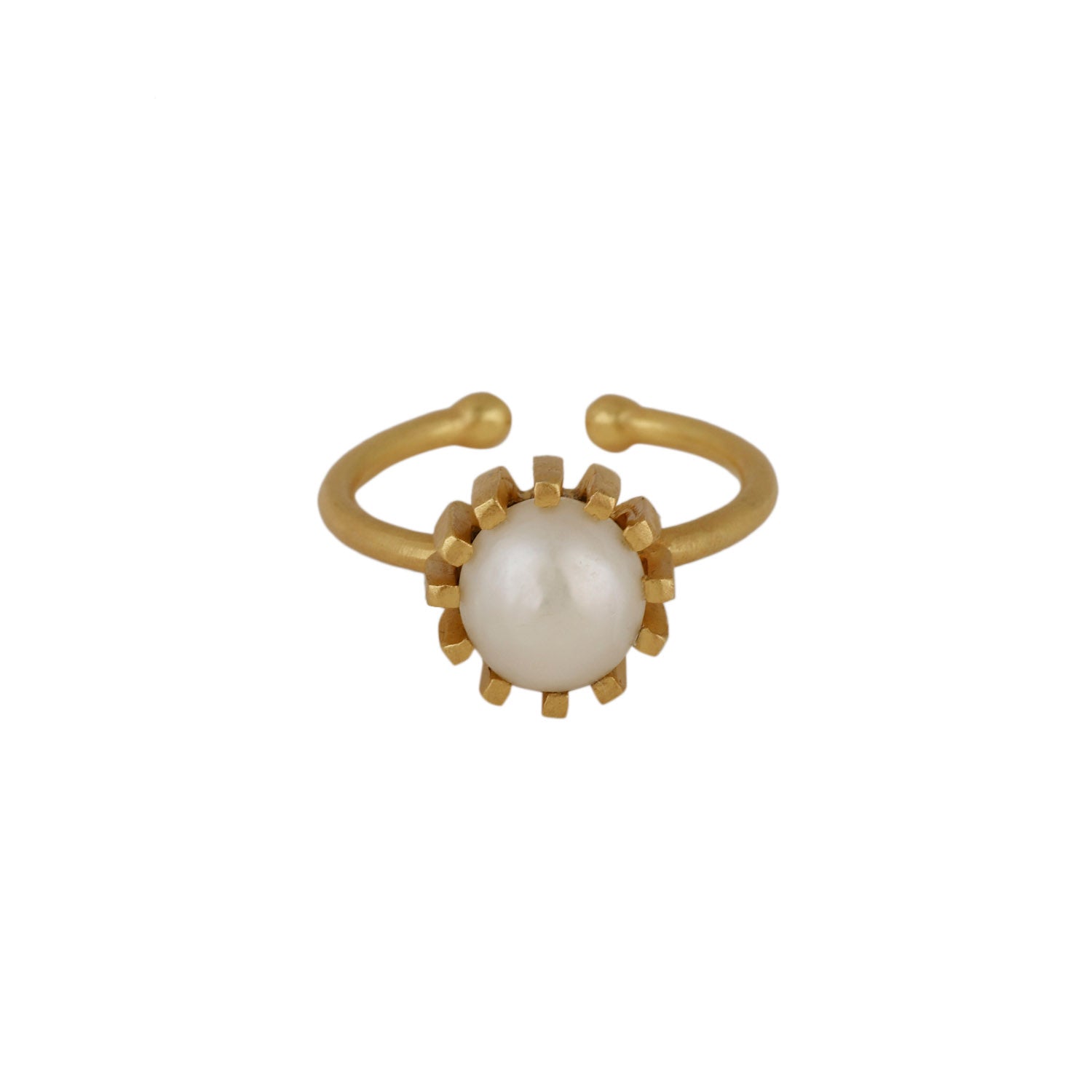 Moon Ring - Pearl – Amaltaas